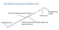 China Medical Kyphoplasty Kit Stainless Steel Vertebral Expansion Balloon 14mm 4ml for sale