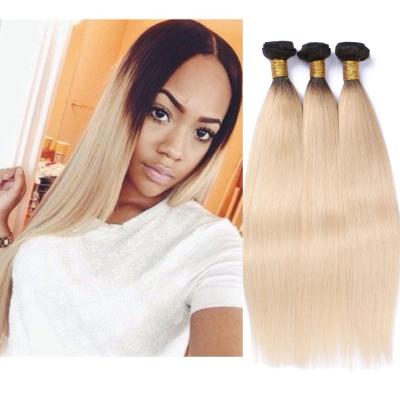 China Brazilian Blonde 1B/613 Straight Hair 100%Human Hair Weaving Remy Hair for sale