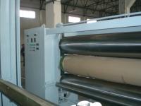 China Professional 5.5 M Fabric Three Roll Calender Machine , Nonwoven Fabric Making Machine for sale