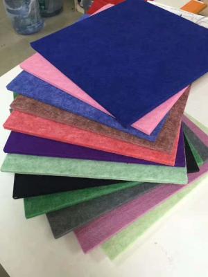 China 4.2kg Polyester Fiber Sound Acoustic Panel / Soundproof Panels For Walls for sale