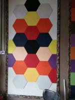 China Sound Absorbing Acoustic Wall Panels Hard Interior Soundproof Polyester Fiber Board for sale