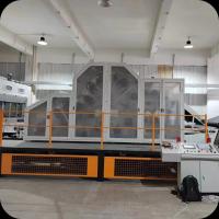 China 100m/min New Design High Speed Double Cylinder Nonwoven Carding Machine For Wool for sale