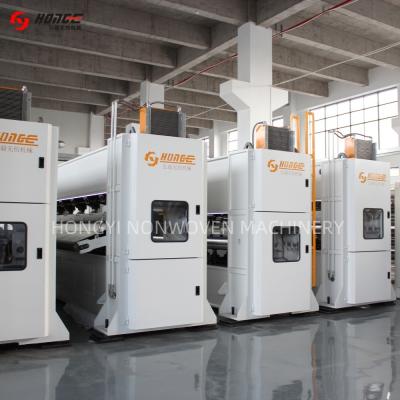 China High Capacity Glass Fiber Felt Pre - Needle Punching Machine 2200-8000mm 6.5 M for sale