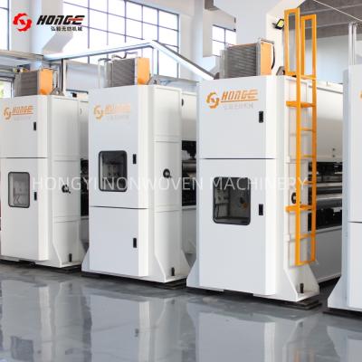 China Double Stroke Needle Punch Machine 4m For Carpet / Geo-Textiles / Rags for sale