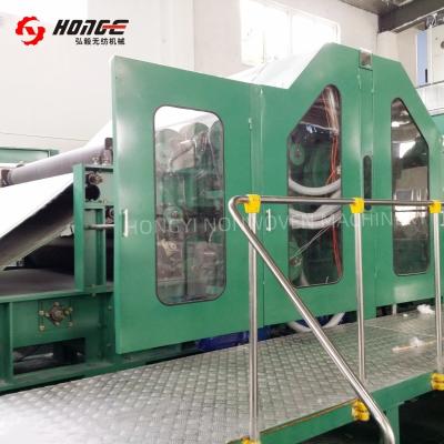 China Polyester Fabric Nonwoven Carding Machine Single Cylinder Double Doffer for sale