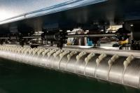China 5m Double Board 750rpm Non Woven Punching Machine for sale