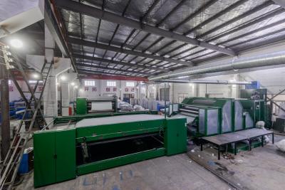 China High Speed Cross Lapping Machine For PU Leather Making 3500mm Width for sale