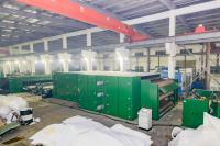 China Glue Free Bonding Soft Wadding Production Line Non Woven Polyester Thermal For Quilts for sale