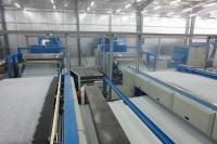 China 2000mm Nonwoven Spray Glue Soft And Hard Wadding / Oven Production Line for sale