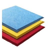 China Iso9001fireproof  24mm Acoustic Polyester Fiber Sheets Board for sale