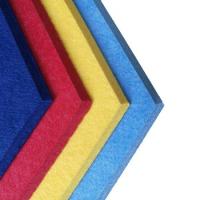 China 3D 9mm Thick Eco-Friendly  PET Sound Dampening Decor Acoustic Wall Panels for sale