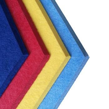 China 3D 9mm Thick Eco-Friendly  PET Sound Dampening Decor Acoustic Wall Panels for sale