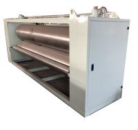 China Single Belt 1500GSM 2 Roller Textile Calender Machine Auto Correction for sale