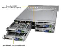 China 2U Rackmount Server BigTwin Supermicro SuperServer SYS-220BT-HNTR for sale