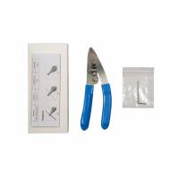 China CFS-3 FTTH Tool fiber optic cable stripper Stainless Steel 3 Holes Miller Clamp for sale