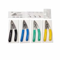 China CFS-3 FTTH Tool fiber optic cable stripper Stainless Steel 3 Holes Miller Clamp for sale