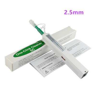 China One Click Fiber Optic Tools 2.5mm 1.25mm Optical Fiber Connector Cleaner With SC Connector for sale