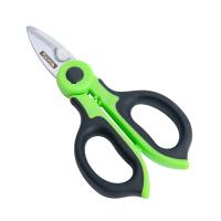 China KS-K2 Fiber Optic Kevlar Cutter Stainless Steel Blade Fast Crimping Scissor Cleaver for sale