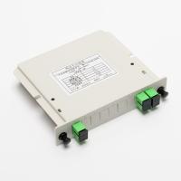 China Cassette Type LGX Box PLC Splitter Insertion 1x2 1x4 1x8 With SC APC Connector for sale