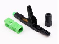 China Mechanical SC APC Fibre Optic Fast Connector SM Fiber Mode Reusable For FTTH for sale