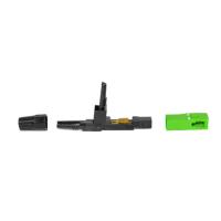 China Mechanical SC APC Fibre Optic Fast Connector SM Fiber Mode Reusable For FTTH for sale