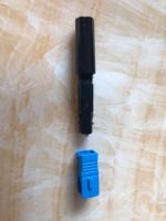 China SC UPC FTTH Fast Connectors 55mm 50mm 0.2dB Blue Quick Field Assembly for sale