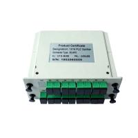 China Cassette 1x16 PLC Splitter LGX 1 Input 16 Outputs With SC APC Adapter for sale