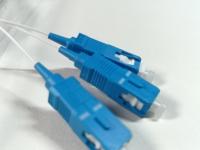 China 1x16 Mini PLC Splitter SC / UPC , Steel Tube Fiber Optic Splitter 0.9mm for sale