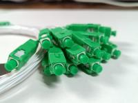 China Plastic Bag Packing White Color SCAPC PLC Fiber Optical Splitter 1 IN 16 OUT for sale