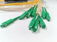 China Telecom Level FTTH Plastic ABS Box PLC Splitter SM 1x8 Cassette Type SC APC for sale