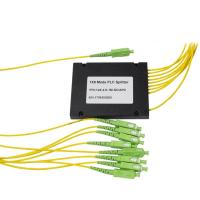 China Telecom Level FTTH Plastic ABS Box PLC Splitter SM 1x8 Cassette Type SC APC for sale