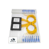 China SC UPC APC CONNECTOR ABS Box Type Fiber PLC Splitter PASSIVE 16 Way for sale