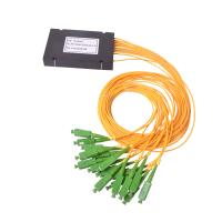 China SC UPC APC CONNECTOR ABS Box Type Fiber PLC Splitter PASSIVE 16 Way for sale