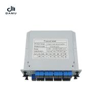 China Rack Mount 1x16 SC UPC Fiber Optic PLC Splitter FTTH Epon Gpon LGX Cassette Type for sale