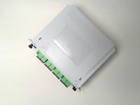 China Cassette Card Insertion Optical PLC Splitter , 1X8 Port SCAPC Optic Fiber Splitter for sale