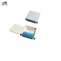 China SCUPC Optic Fiber Splitter 1X8 , Cassette Card Insertion Optical PLC Splitter for sale