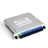 China SCUPC Optic Fiber Splitter 1X8 , Cassette Card Insertion Optical PLC Splitter for sale