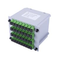 China SCAPC PLC 1X32 Single Mode Splitter , Passive Fiber Optical Box 32 Way FTTH for sale
