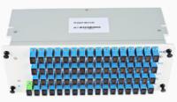 China SCUPC LGX Cassette Inserting Card Box PLC Optical Splitter 1x64 In Line Horizontal for sale