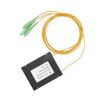 China Optic SC / APC ABS Box 1x2 Fiber PLC Splitter 2.0mm Dia 1 Meter Length for sale