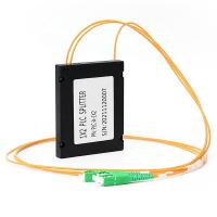 China Optic SC / APC ABS Box 1x2 Fiber PLC Splitter 2.0mm Dia 1 Meter Length for sale