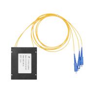 China G657A G625D 1X4 SC / UPC ABS Box Fiber Optic Splitter 2.0mm 3.0mm 1m 1.5m Cable for sale