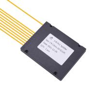 China Plastic ABS Box 1X8 SC UPC PLC Module Fiber Optic PLC Splitter FTTH GPON for sale