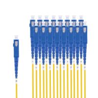 China SC / UPC Connector Optical Fiber Splitter , 1x16 ABS Box Fiber Optic PLC Splitter for sale