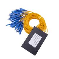 China ABS Box Type Singlemode 9 / 125 OS2 1x32 PLC Fiber Splitter Mini Module SC / UPC for sale