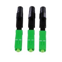 China 50dB FTTH Fast Connector , 10 times SC APC Connector for Drop cable for sale