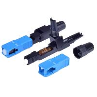 China Indoor cable FTTH Fast Connector , CE ROSH SC UPC Fast Connector for sale
