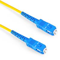 China FIBER OPTIC PATCH CORD SC UPC/SC UPC FTTH SINGLEMODE FIBER OPTICAL JUMPER 3M YELLOW FIBER OPTICAL PATCH CORD for sale