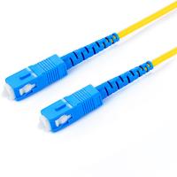 China FIBER OPTIC PATCH CORD SC UPC/SC UPC FTTH SINGLEMODE FIBER OPTICAL JUMPER 3M YELLOW FIBER OPTICAL PATCH CORD for sale