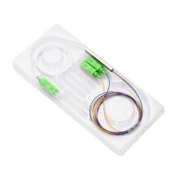 China 1.5m Fiber Optic Splitter , G652D G657A1 G657A2 Sc Apc Splitter 0.9mm for sale